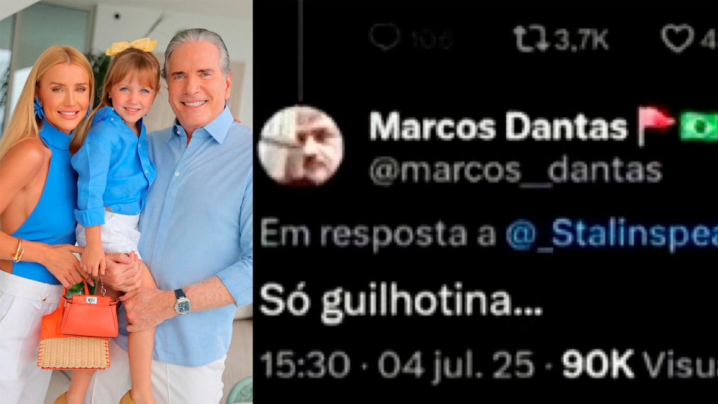 Professor ataca filha de Roberto Justus e Ana Paula Siebert